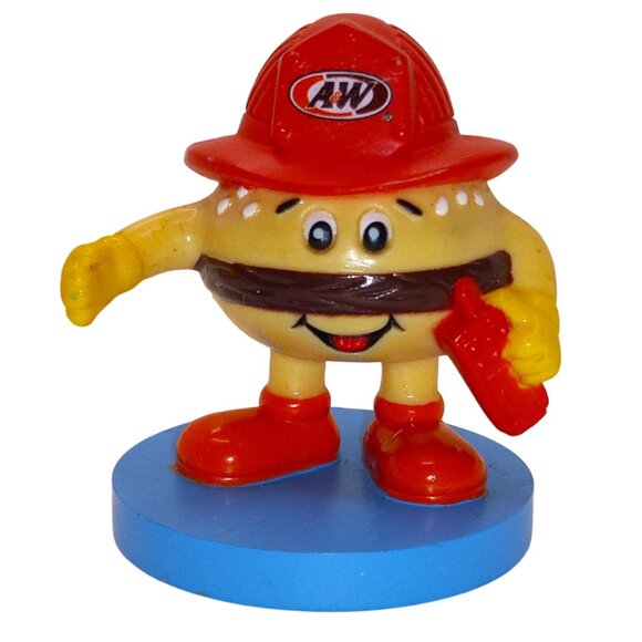 A&W | Toys | Aw Root Beer Fireman Hamburger Collectible Toy Figure ...